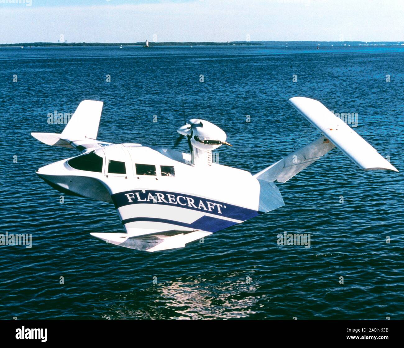 Flarecraft" ground-effect craft. View of the "Flarecraft" ground-effect ...