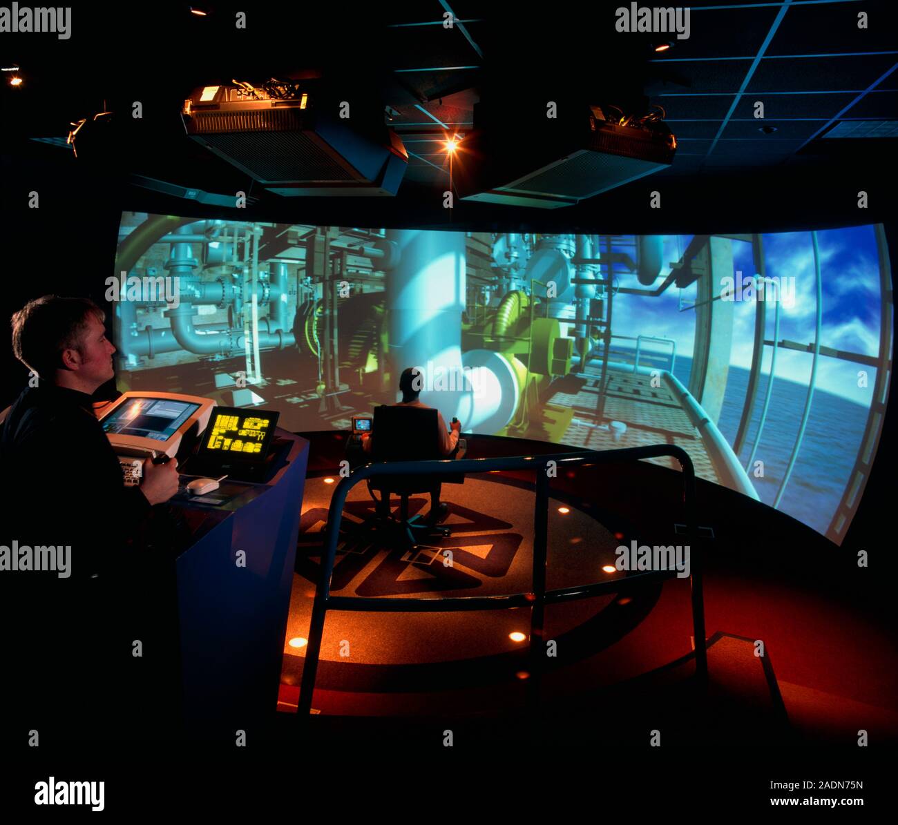 Simulation research. General view of the Reality Centre, a multi ...