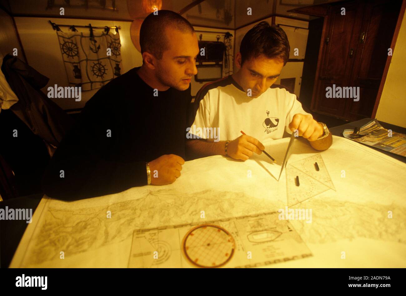 Plotting a course to dive Ferdinandea, a volcanic sea mount some 30 ...