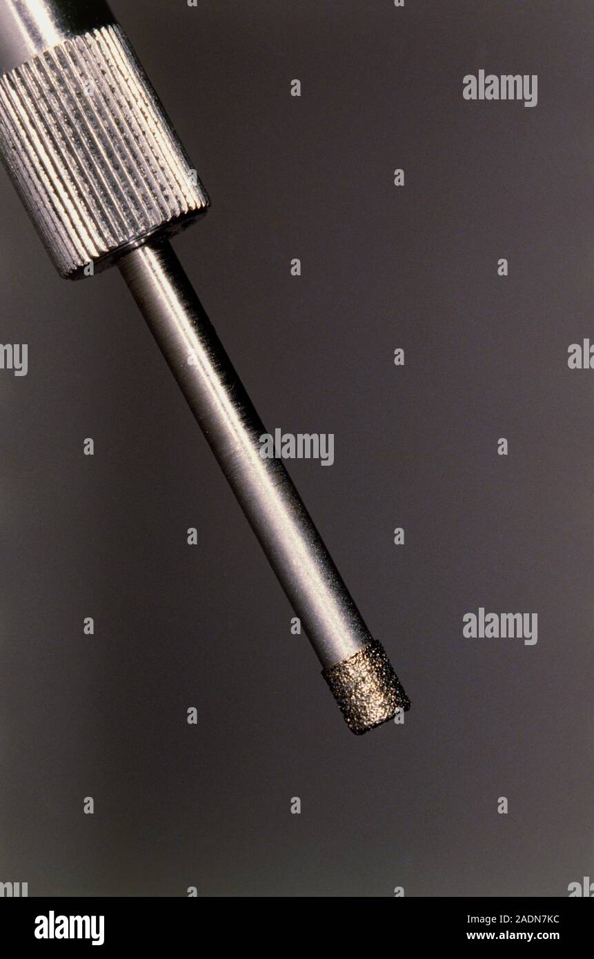 Industrial diamond drill used as a grinding & polishing agent. The ...