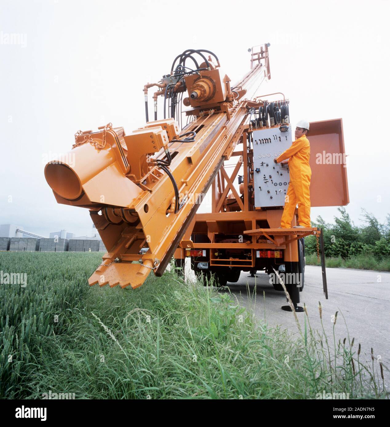 Drilling rig. This is a multi-purpose Multitec 25 drilling rig ...