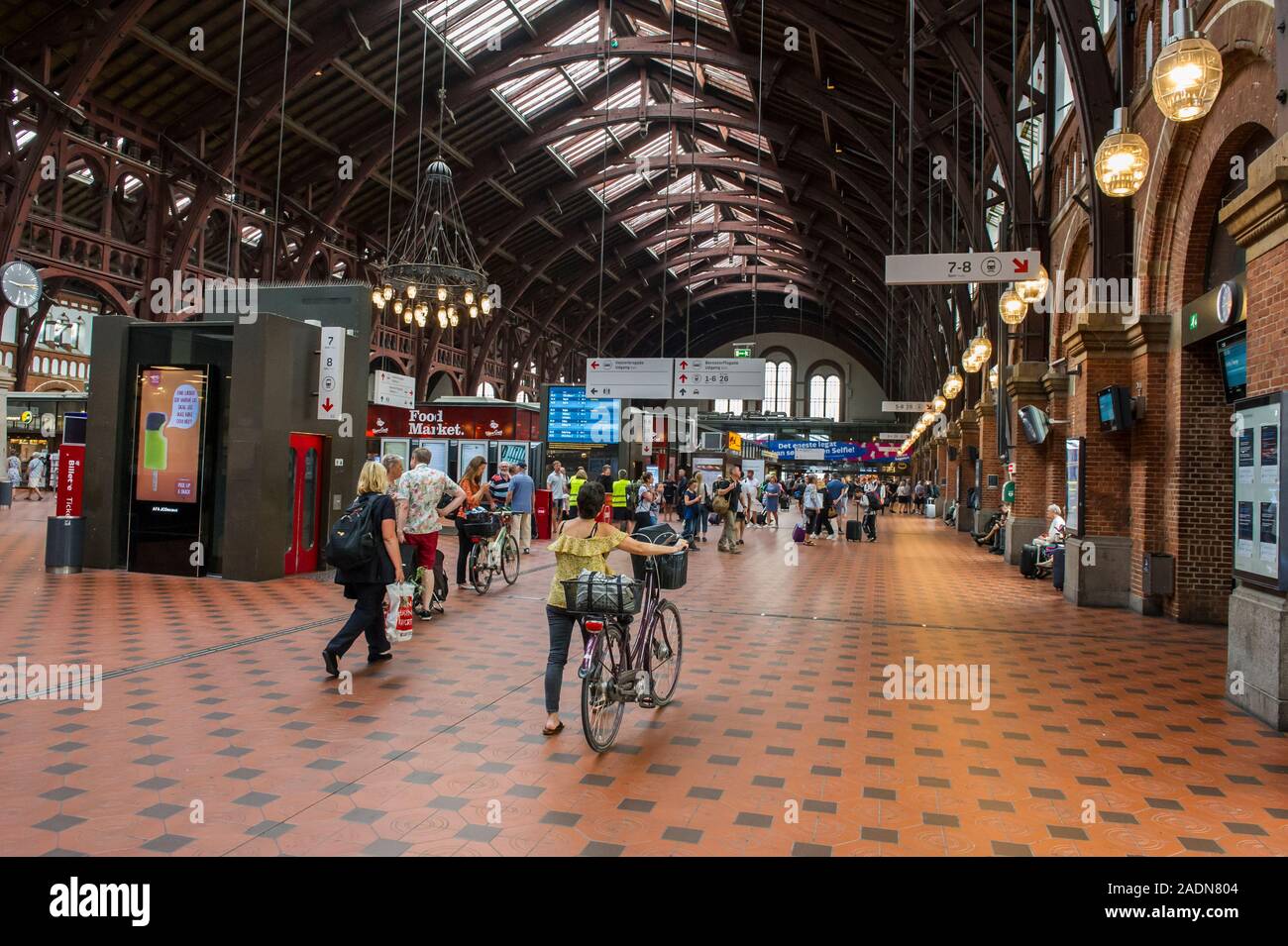Copenhagen Central Station, Denmark Stock Photo - Alamy