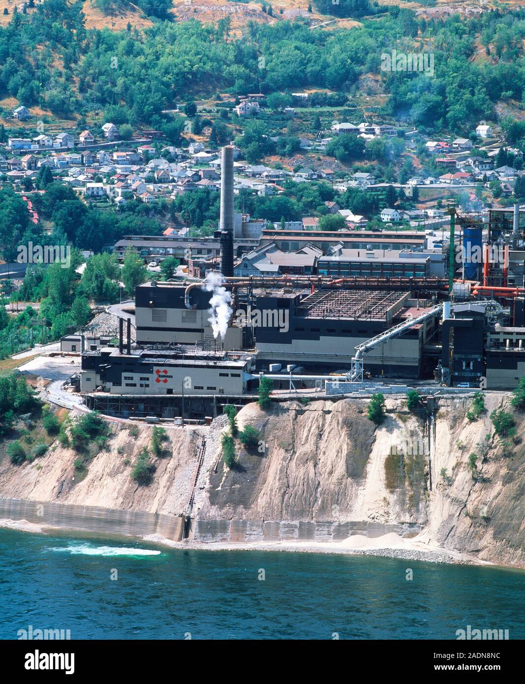 Lead and zinc smelter. Smelting is the heating process by which a metal ...