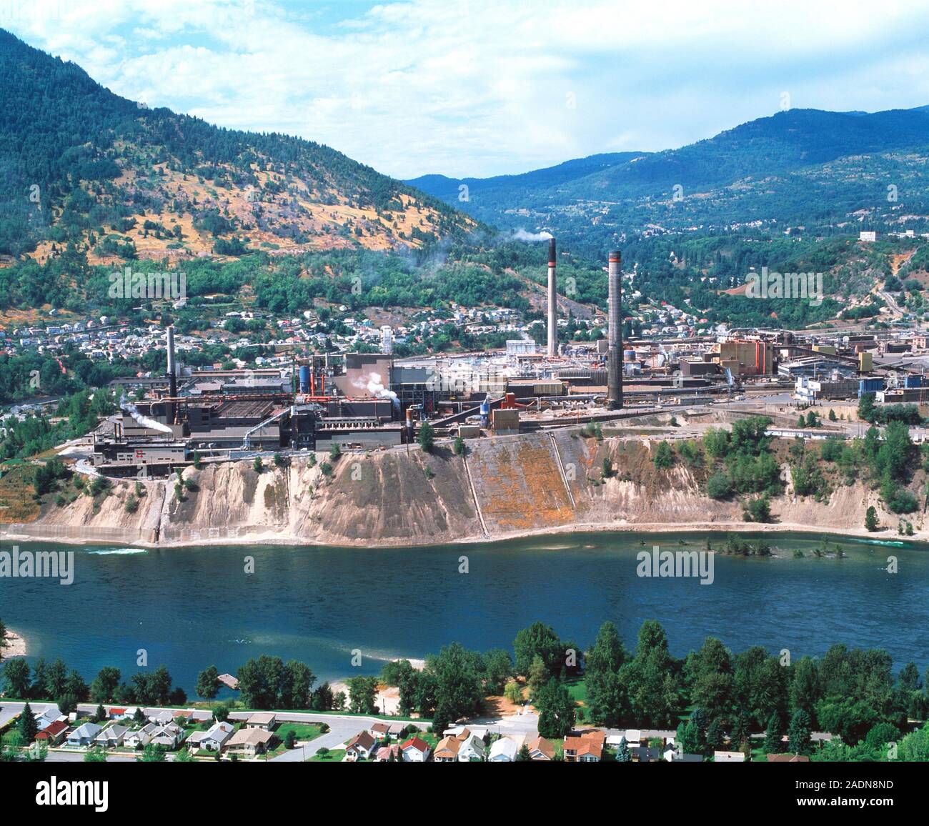 Lead and zinc smelter. Smelting is the heating process by which a metal ...