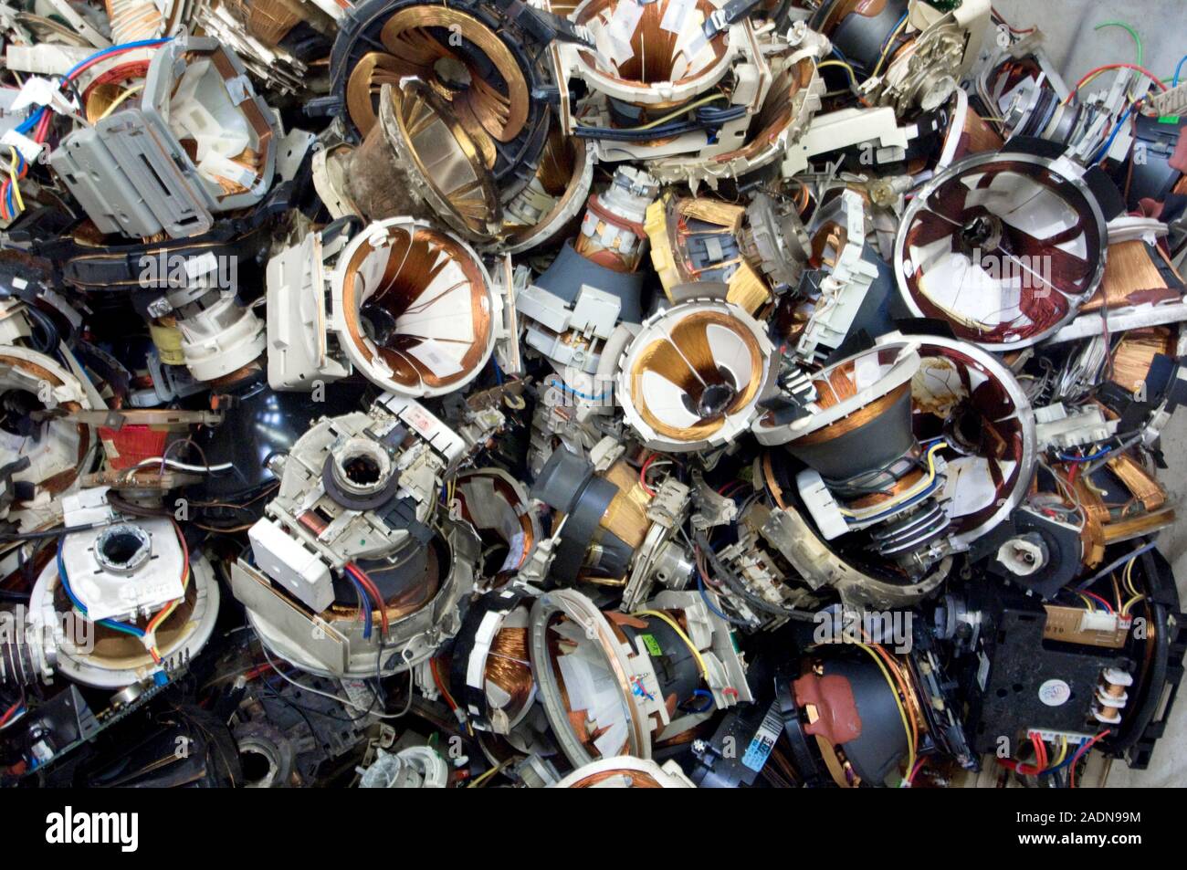 Cathode ray tube recycling. Discarded cathode ray tubes (CRT) from ...