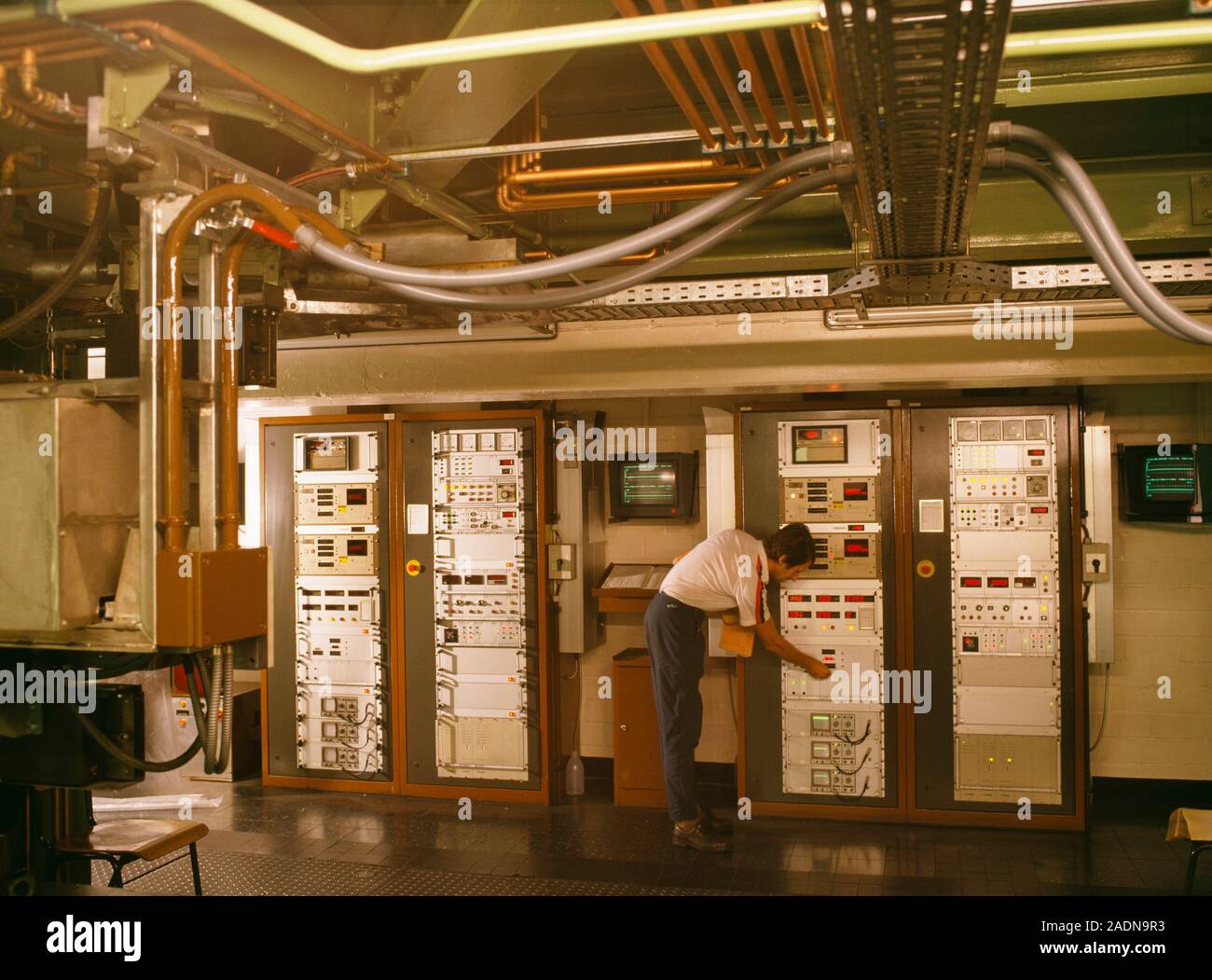 Glass factory control room Stock Photo - Alamy