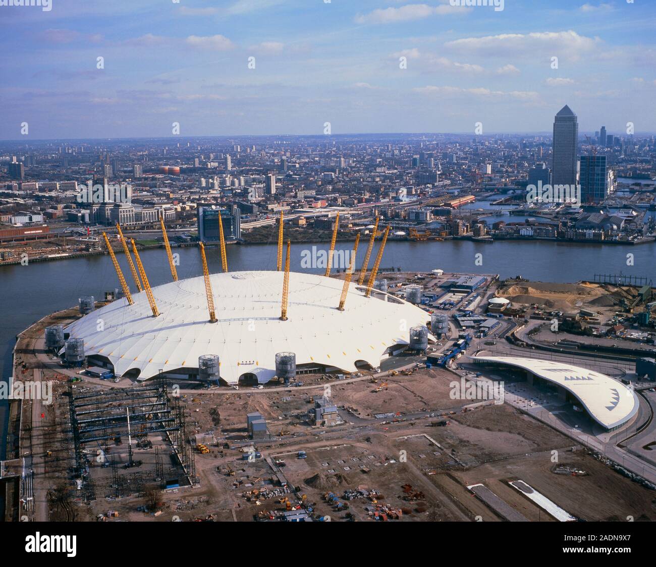 Millennium Dome. View of the Millennium Dome in London, England, with ...
