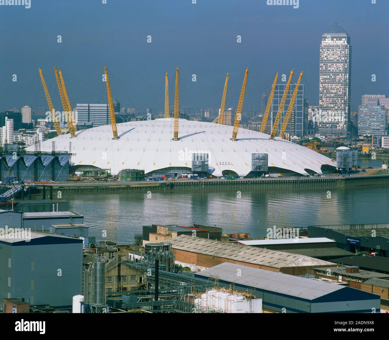 Millennium Dome. View of the Millennium Dome in London, England, with ...