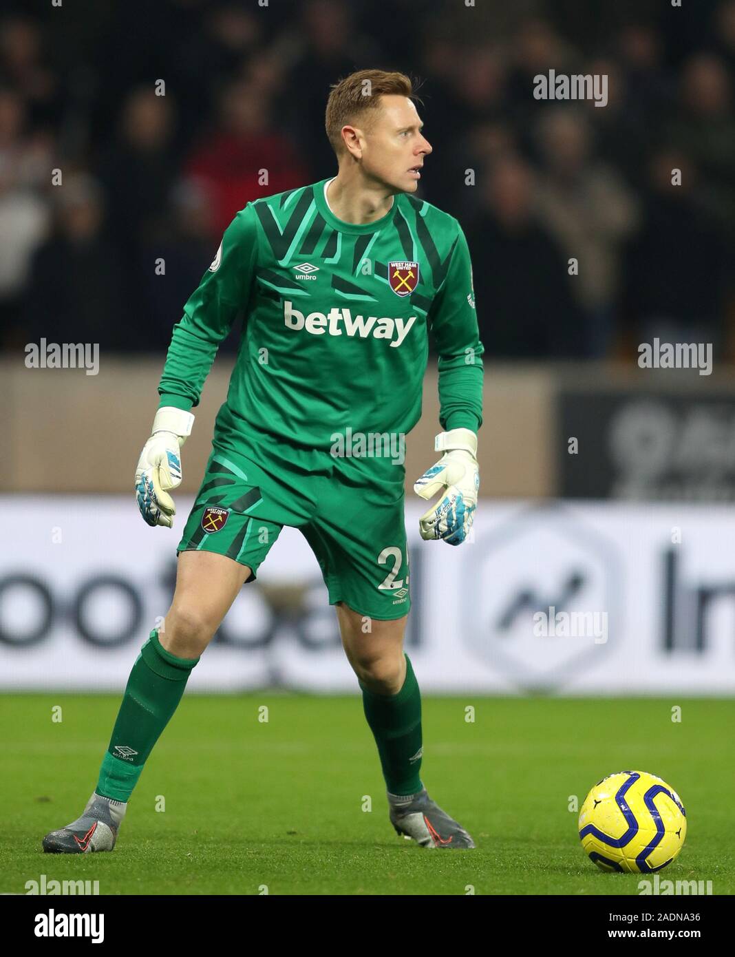 West Ham United goalkeeper David Martin during the Premier League match ...