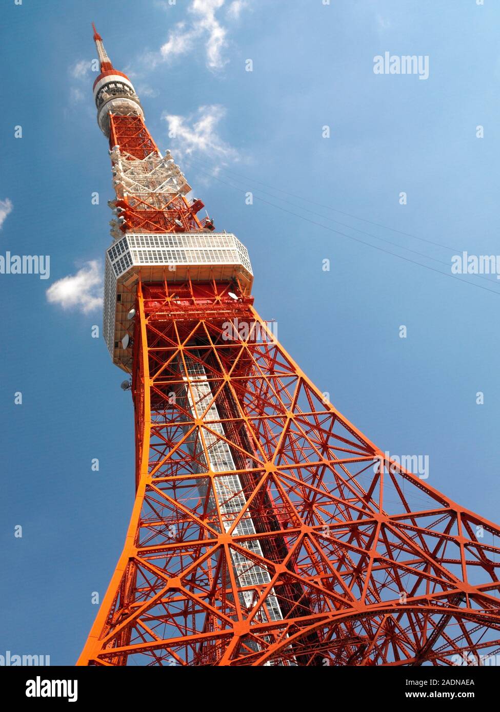Tokyo Tower. This tower, located in Tokyo, Japan, was built in 1958 in ...