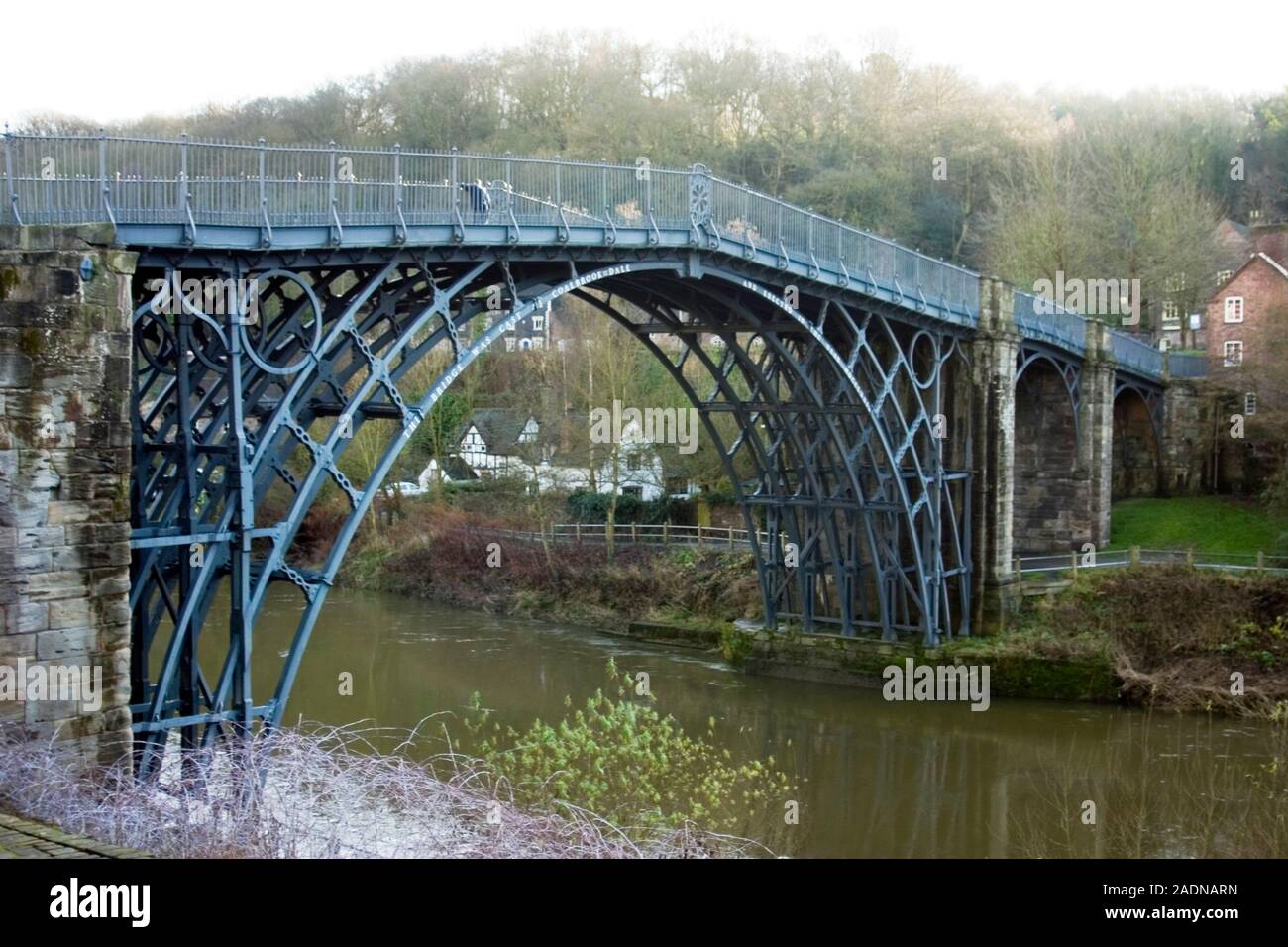 The Iron Bridge. This national monument was the first cast-iron bridge ...