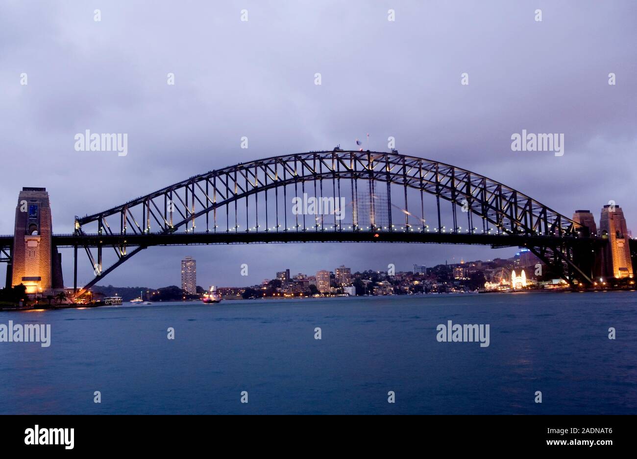 Sydney Harbour Bridge, Australia. This steel arch bridge was officially ...