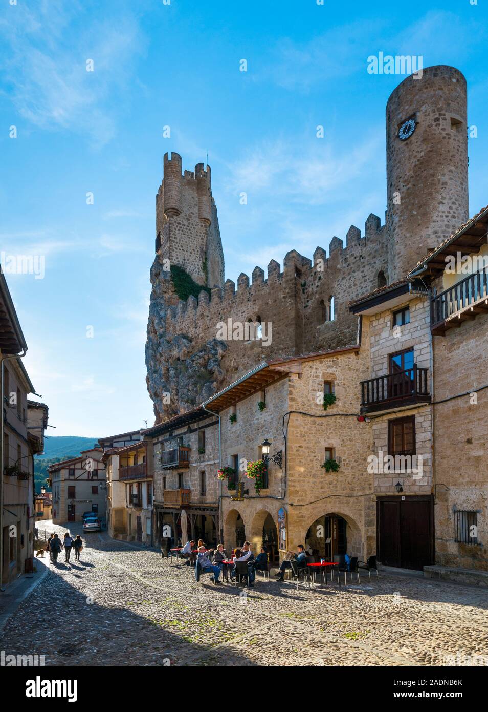 Frías castle (12th-15th century), Frias village, Las Merindades, Burgos ...