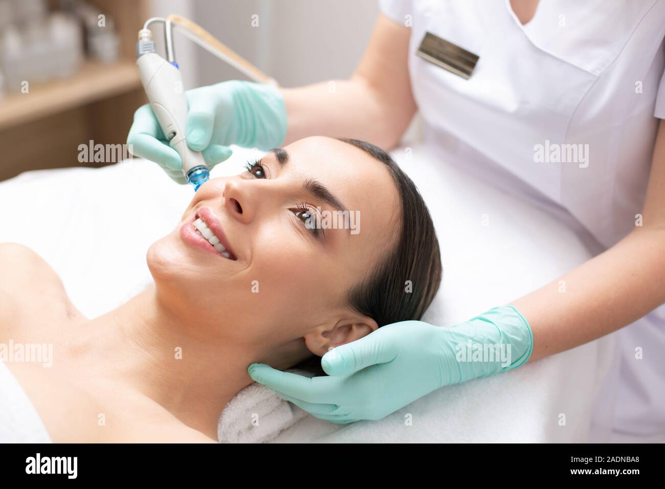 Intensive hydration skin hi-res stock photography and images - Alamy