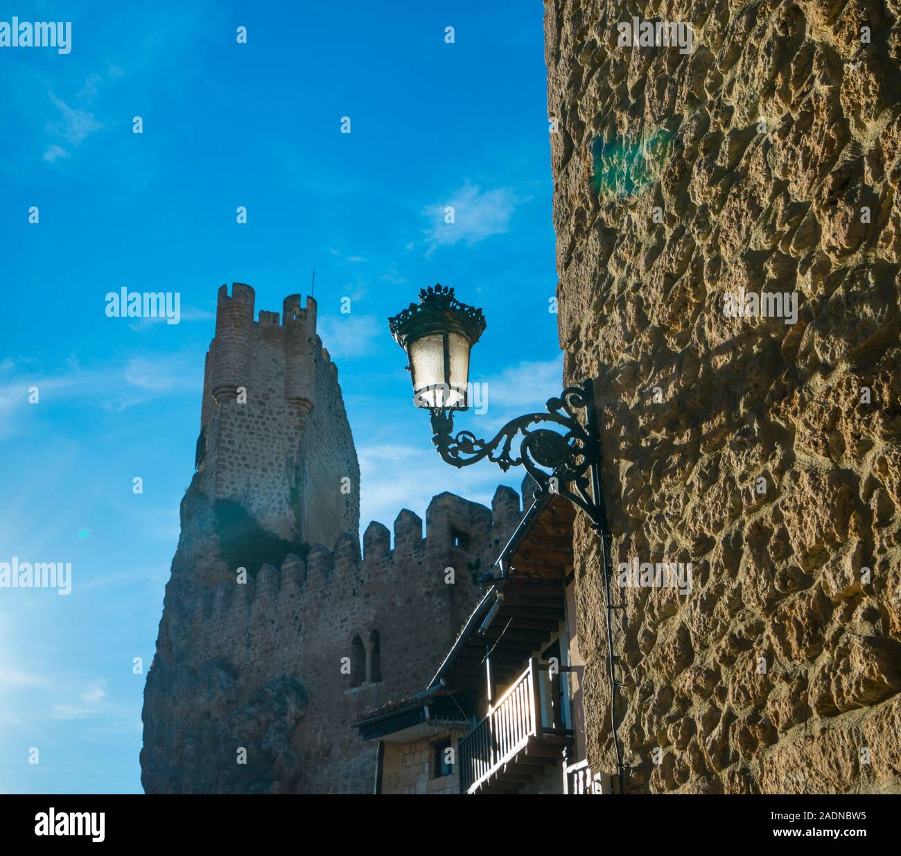 Frías castle (12th-15th century), Frias village, Las Merindades, Burgos ...