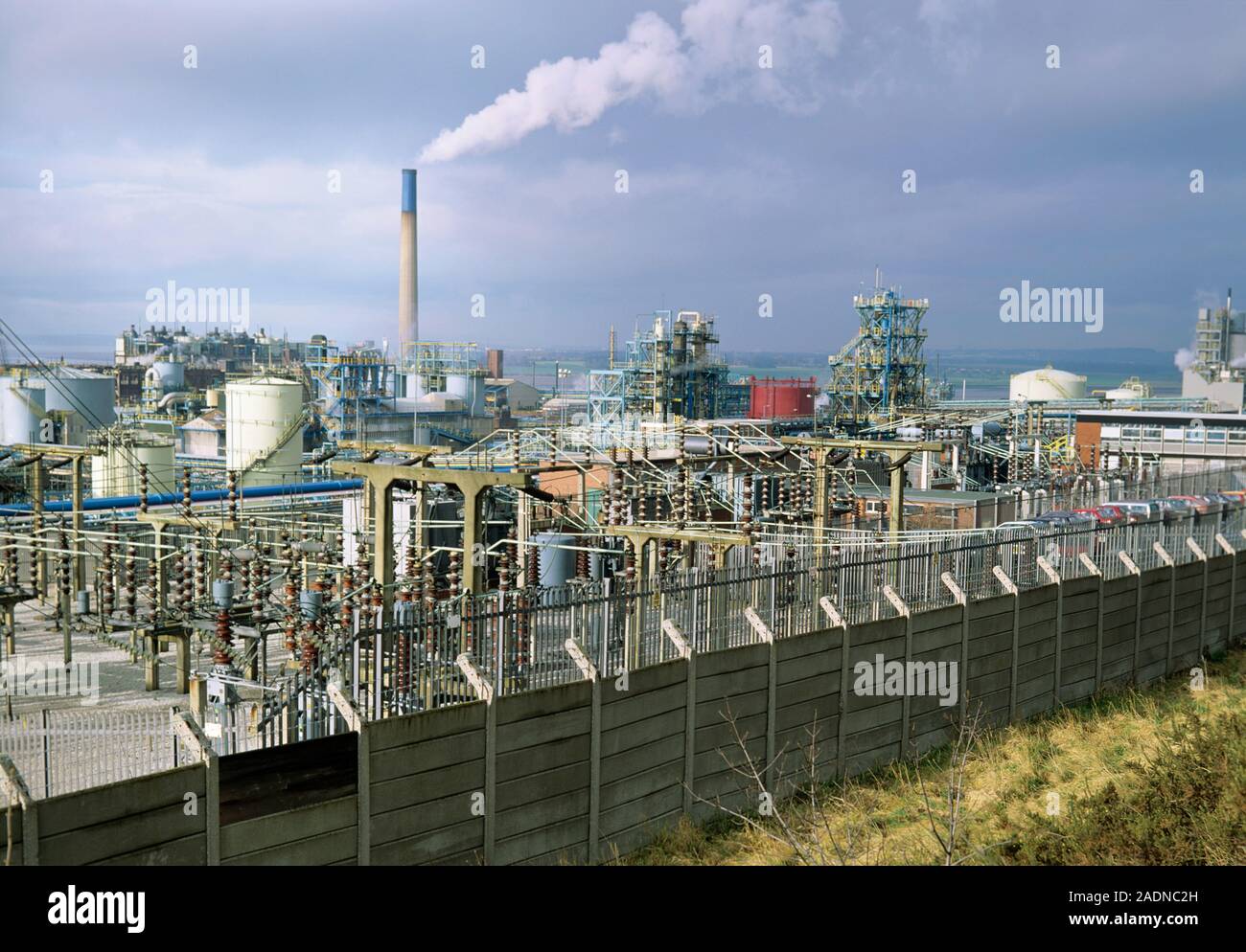 Chemical works. Castner Kelner chemical works in Cheshire, UK. This ...
