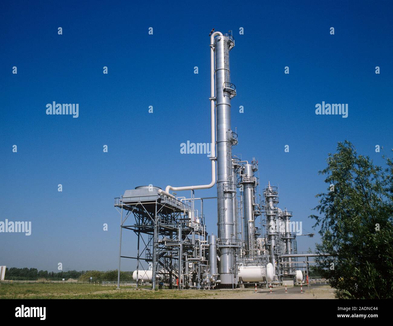 Chemical plant. This plant, which belongs to The Dow Chemical Company ...