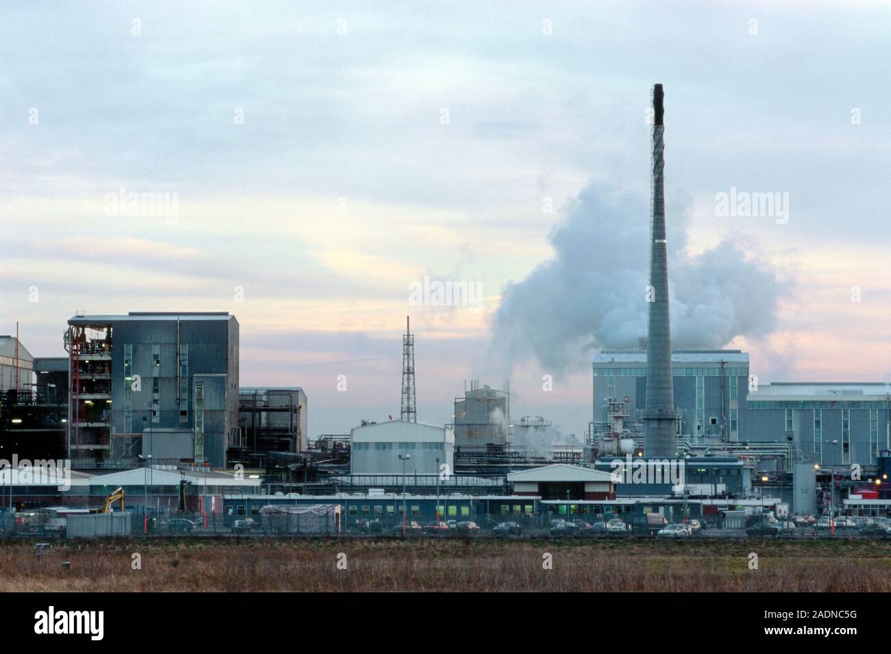 Huntsman Tioxide chemical plant. This plant produces titanium dioxide ...