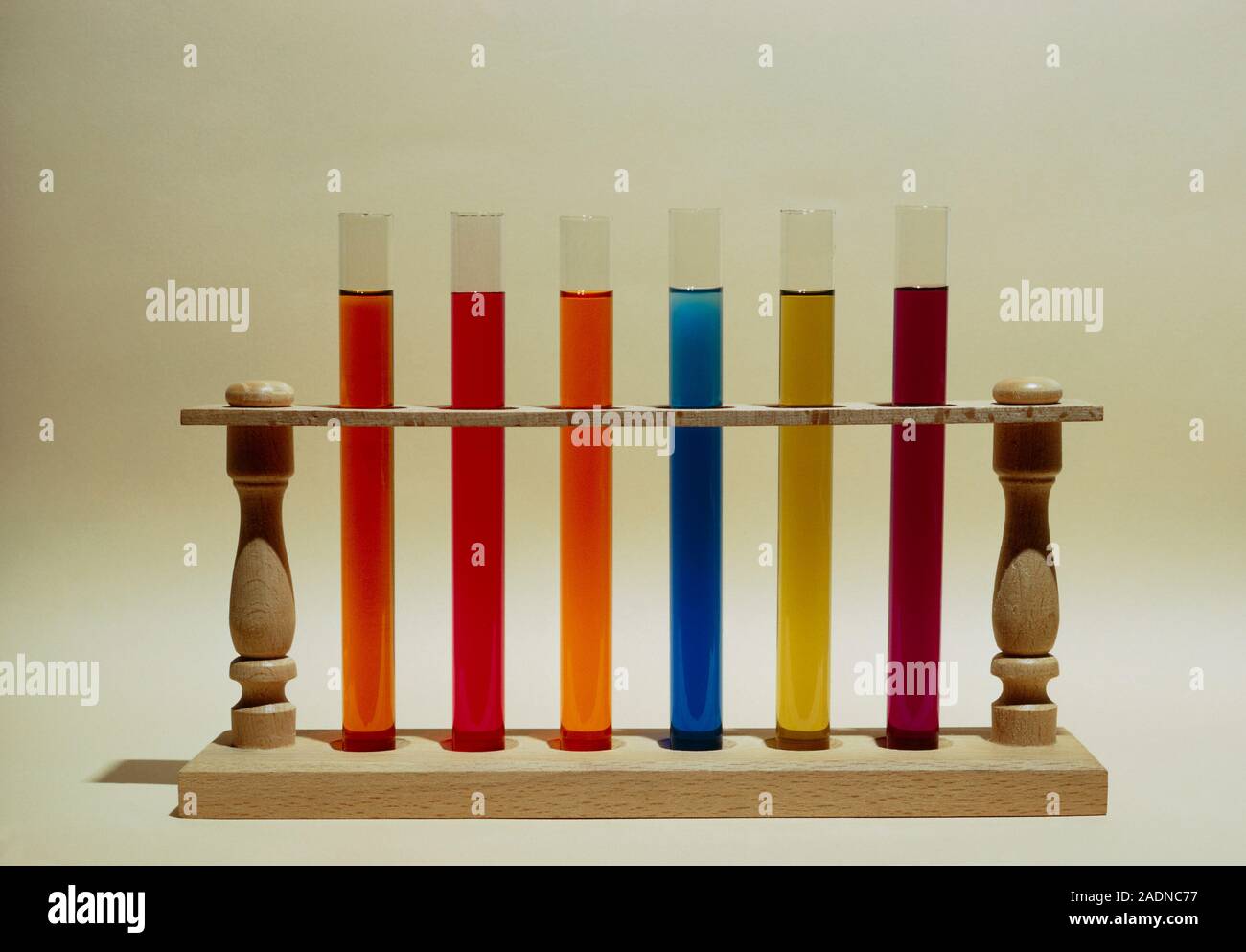 Common laboratory dyes. Dyes form pigmented solutions in a series of ...