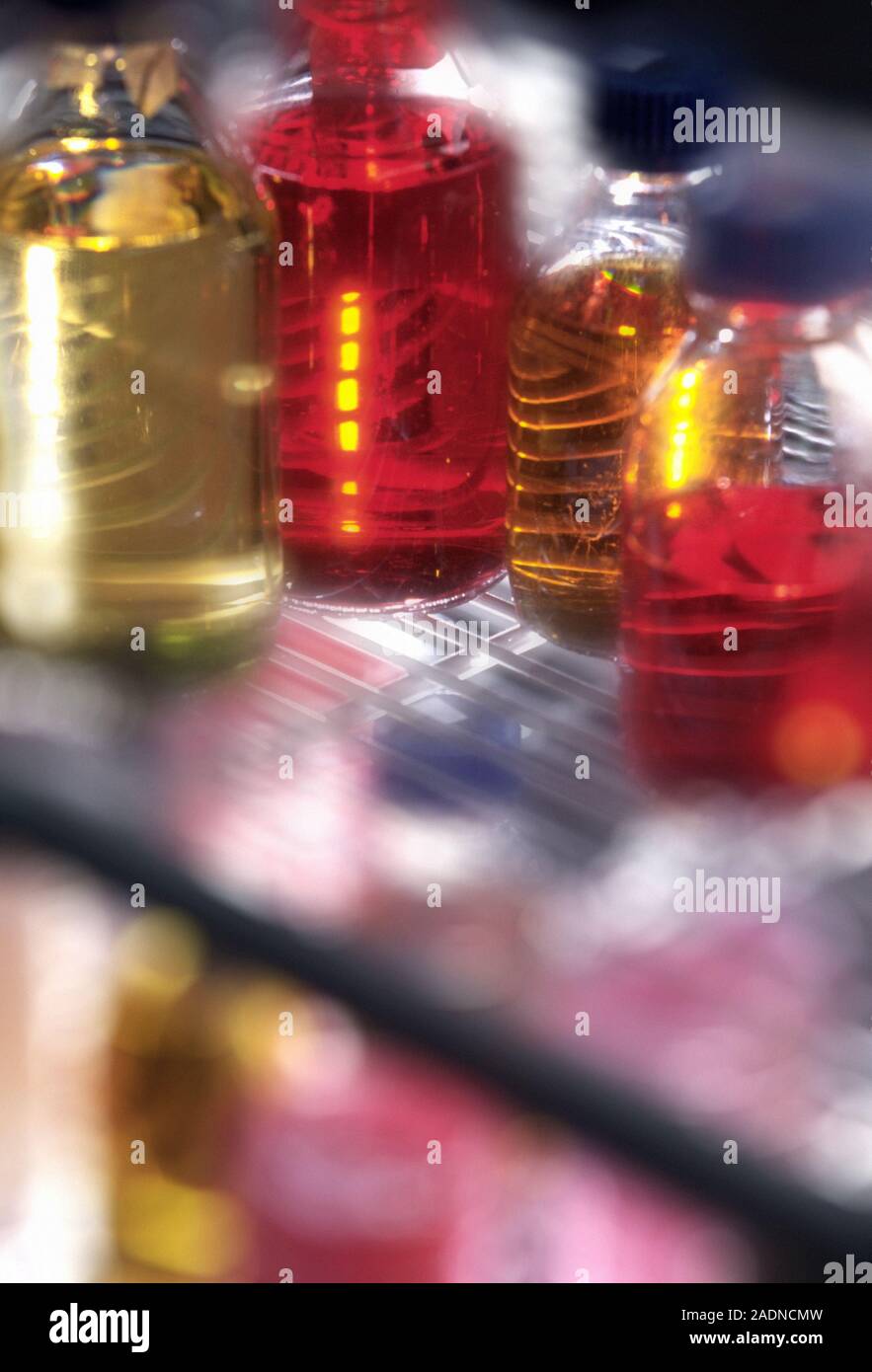 Biology laboratory bottles Stock Photo - Alamy