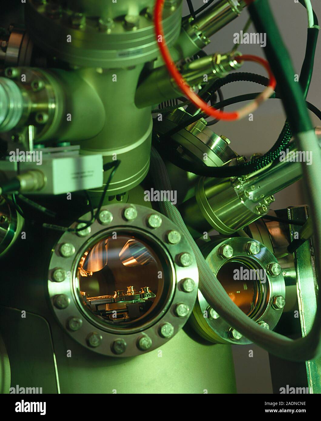 Mass spectrometer. Sensor array of a time of flight secondary ion mass ...