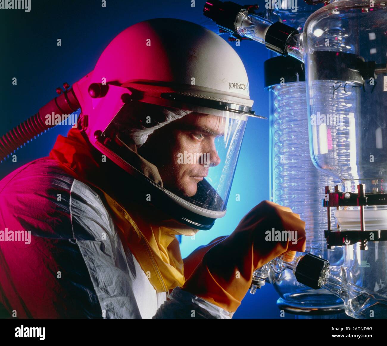 Scientist working on the production of precious metal-based ...