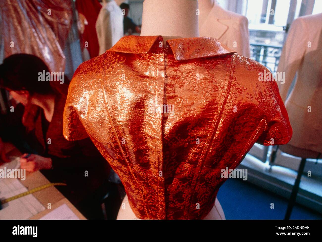 Clothes of seaweed fibres. Clothing made from seaweed fibres on a ...