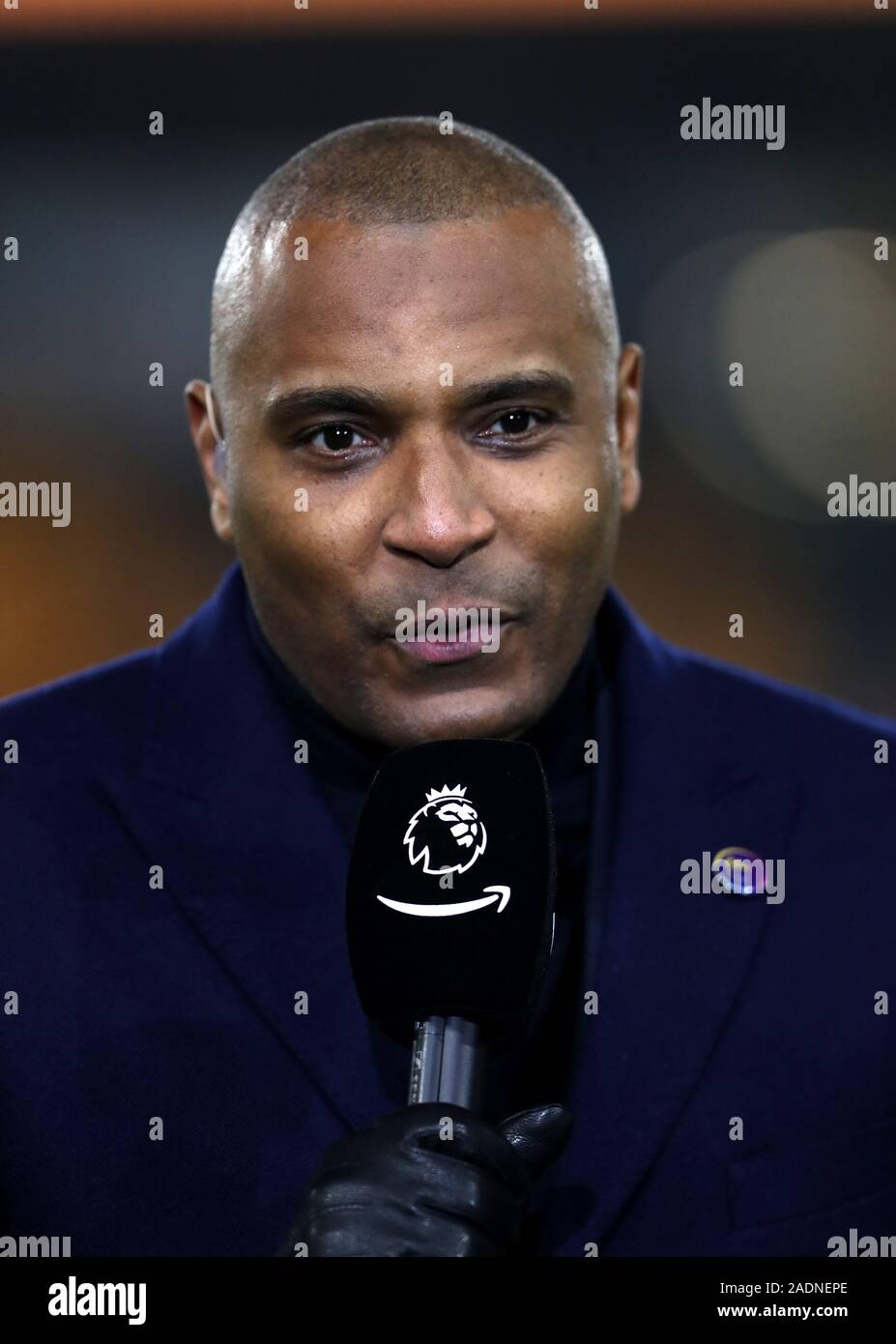 Amazon Tv Presenter Clinton Morrison during the Premier League match at ...