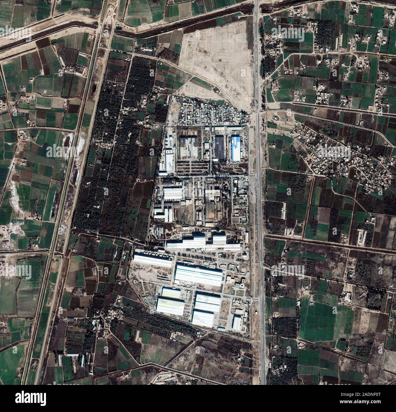 Taji missile facility, Iraq, satellite image. This site, which is 30 ...