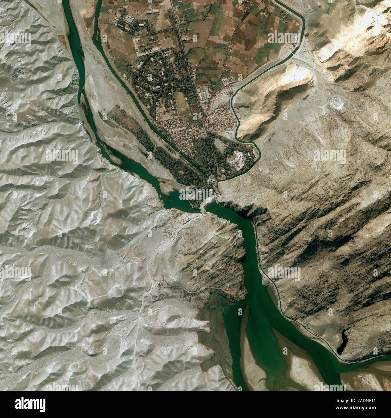 Darunta military complex, Afghanistan. Satellite image of Darunta ...