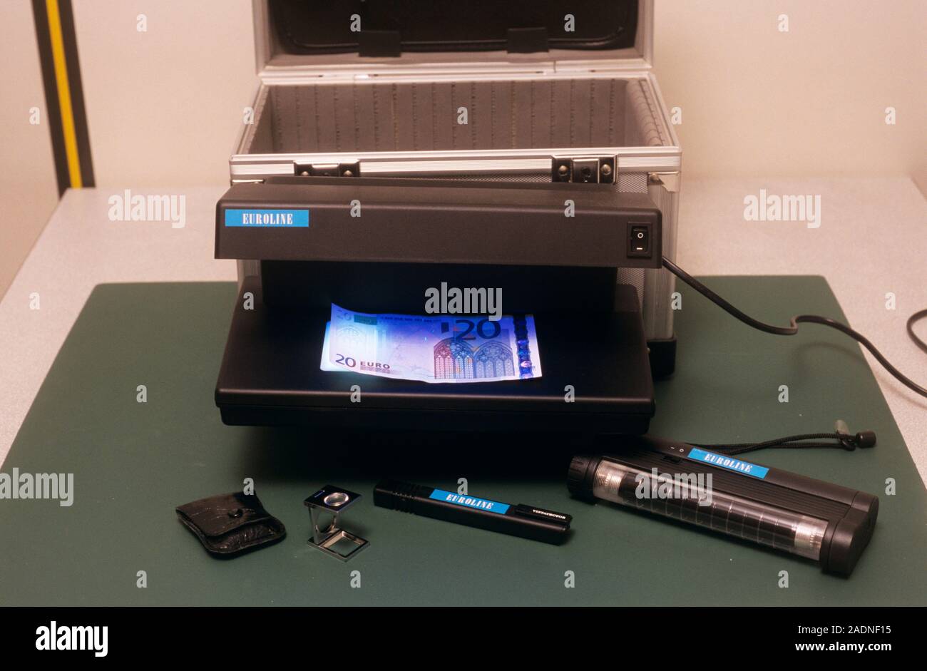 Banknote security. Standard equipment used in the detection of ...