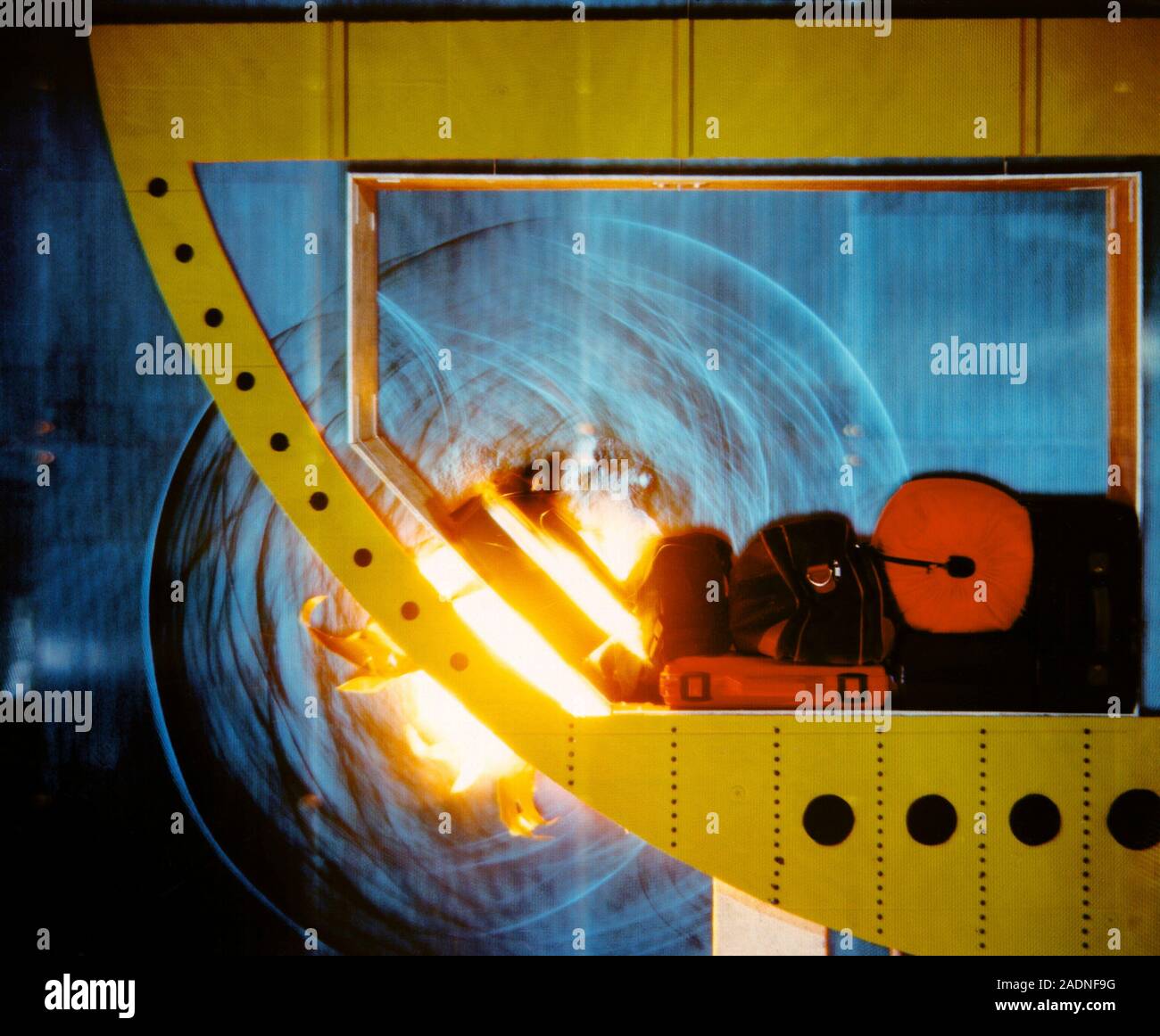 Bomb explosion. Image 3 of 6. Full-scale Schlieren photograph taken ...