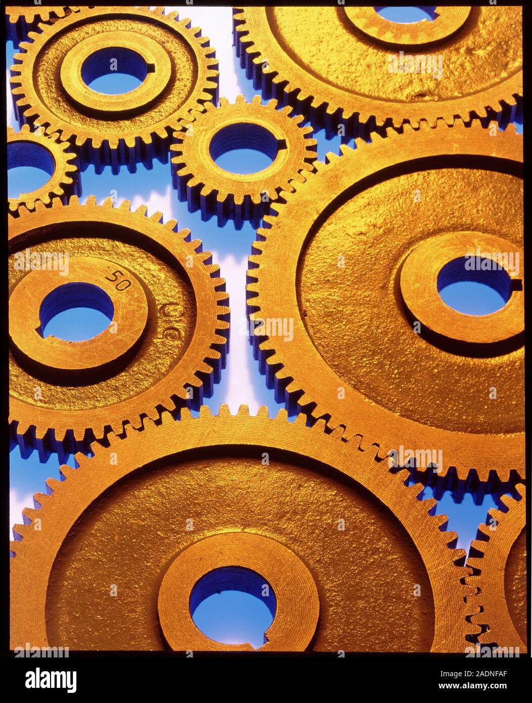Cogs. Cogs designed for use in a gearing system. These cogs with their ...