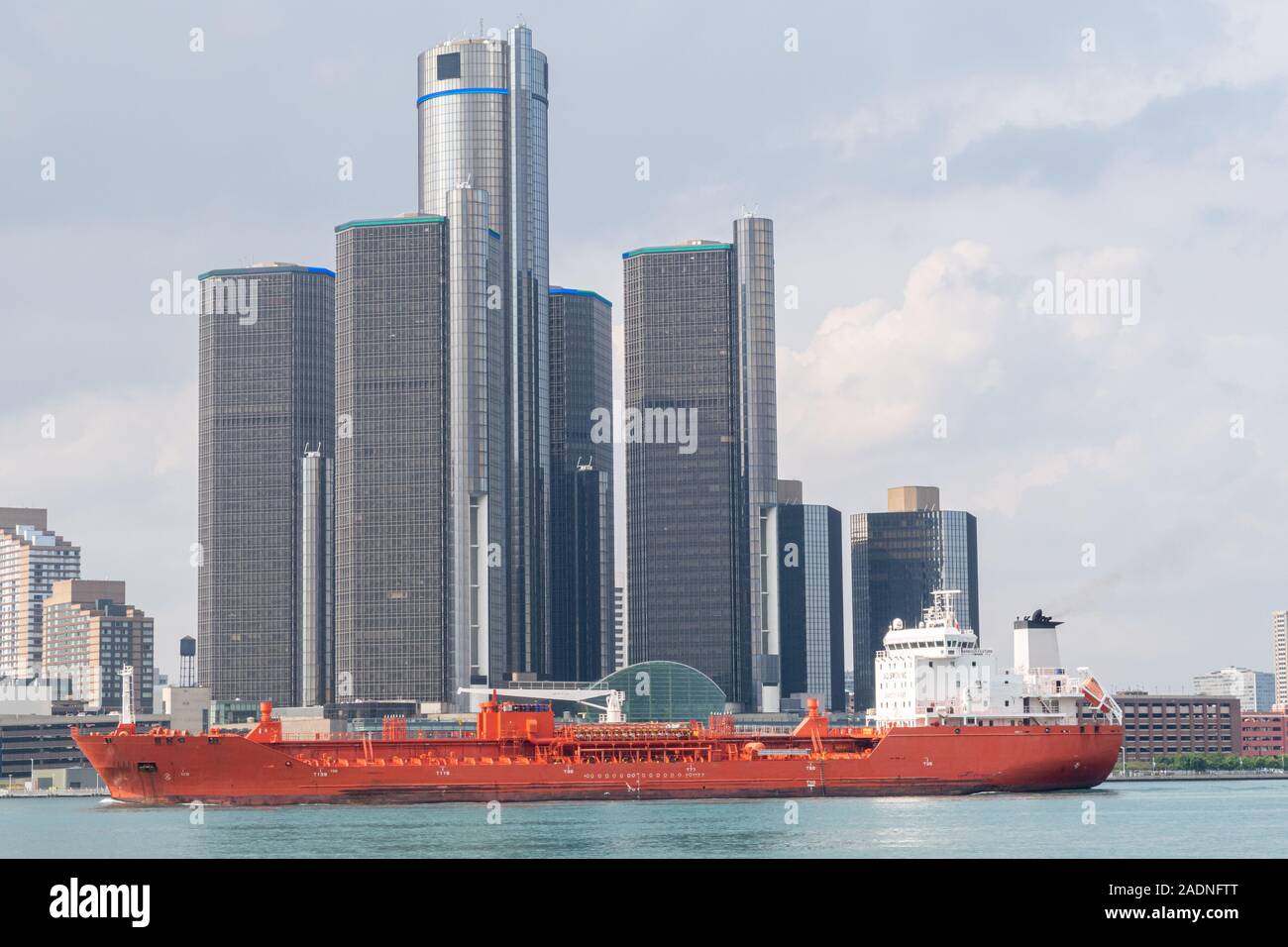 Detroit Skyline High Resolution Stock Photography and Images - Alamy