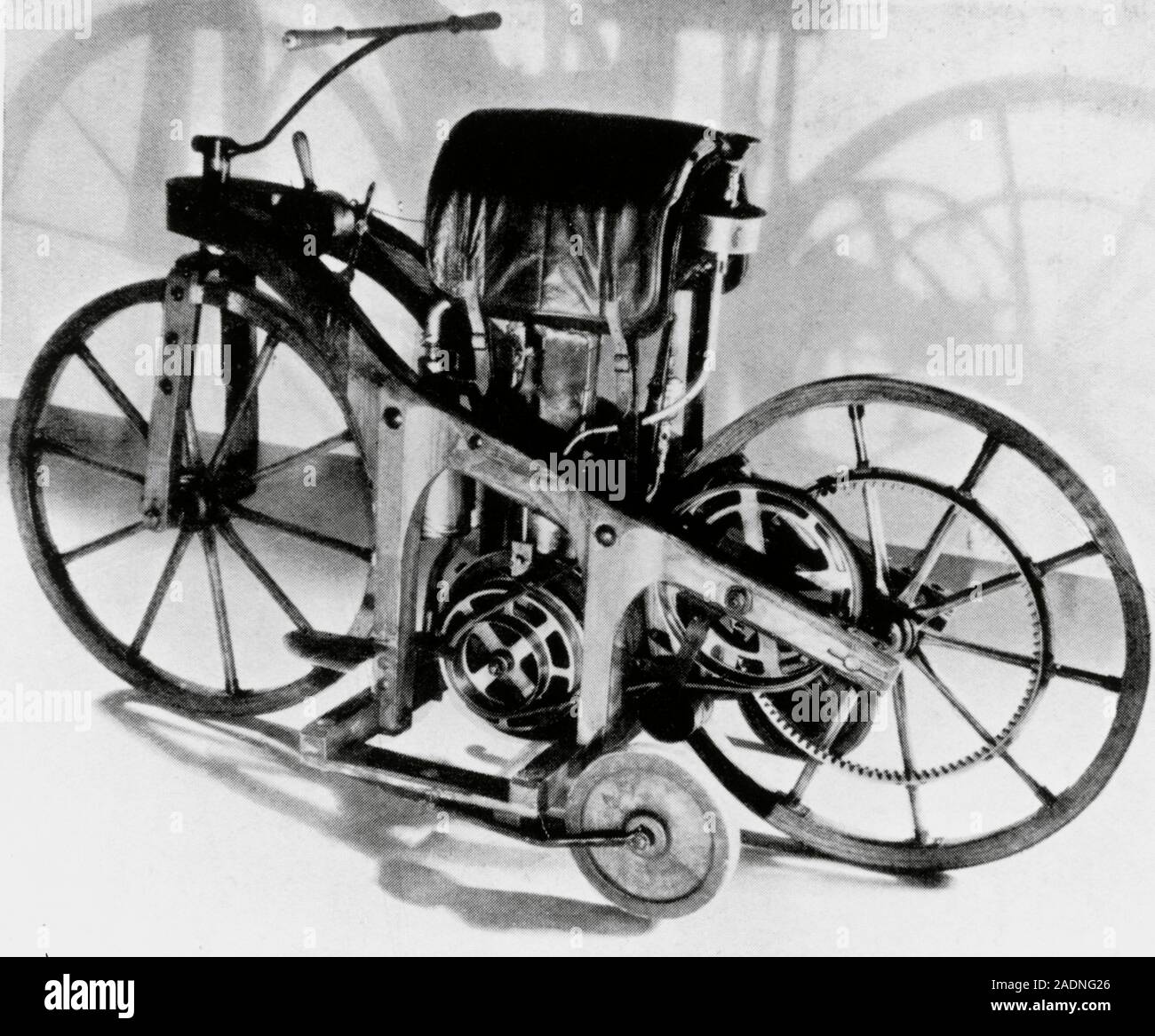 First motorcycle. World's first motorcycle, built by Gottlieb Daimler ...