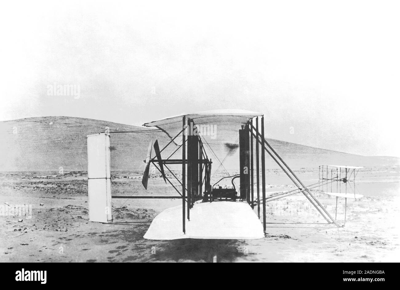 Wright Flyer. Flown by Orville Wright, it performed the world's first ...