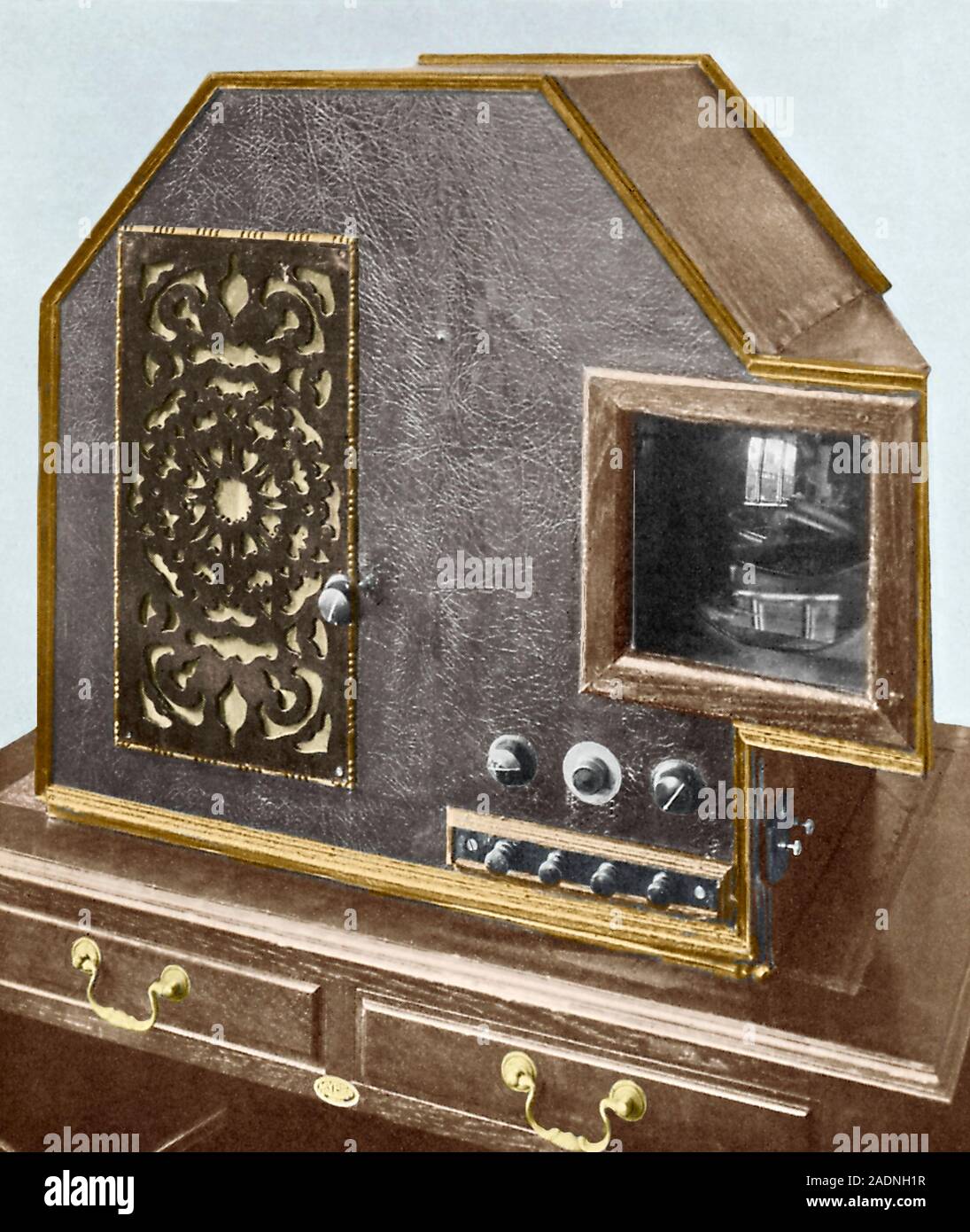 Baird Televisor, early television set. One commercial form of the Baird ...