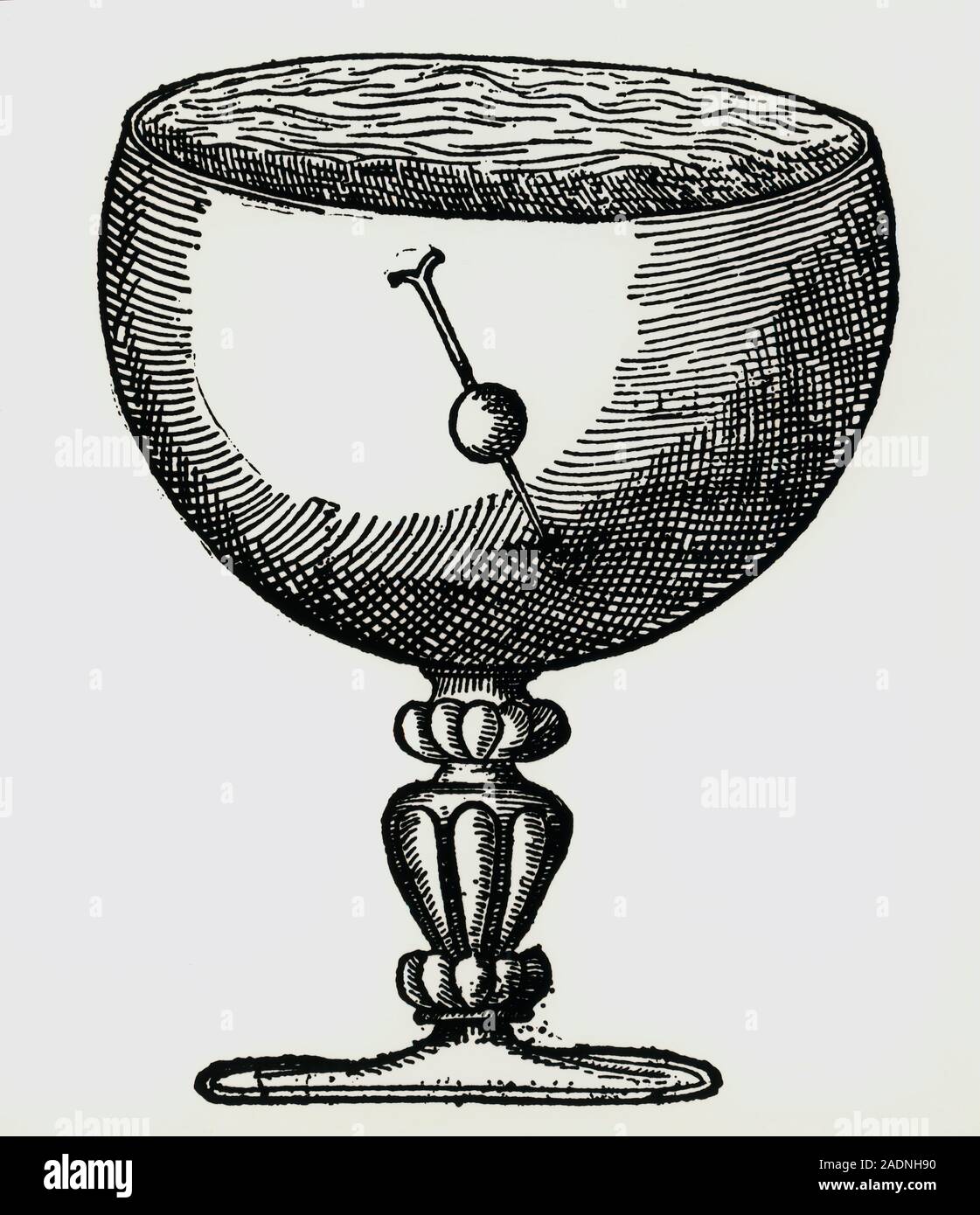 Illustration of an experiment by William Gilbert which appeared in his ...