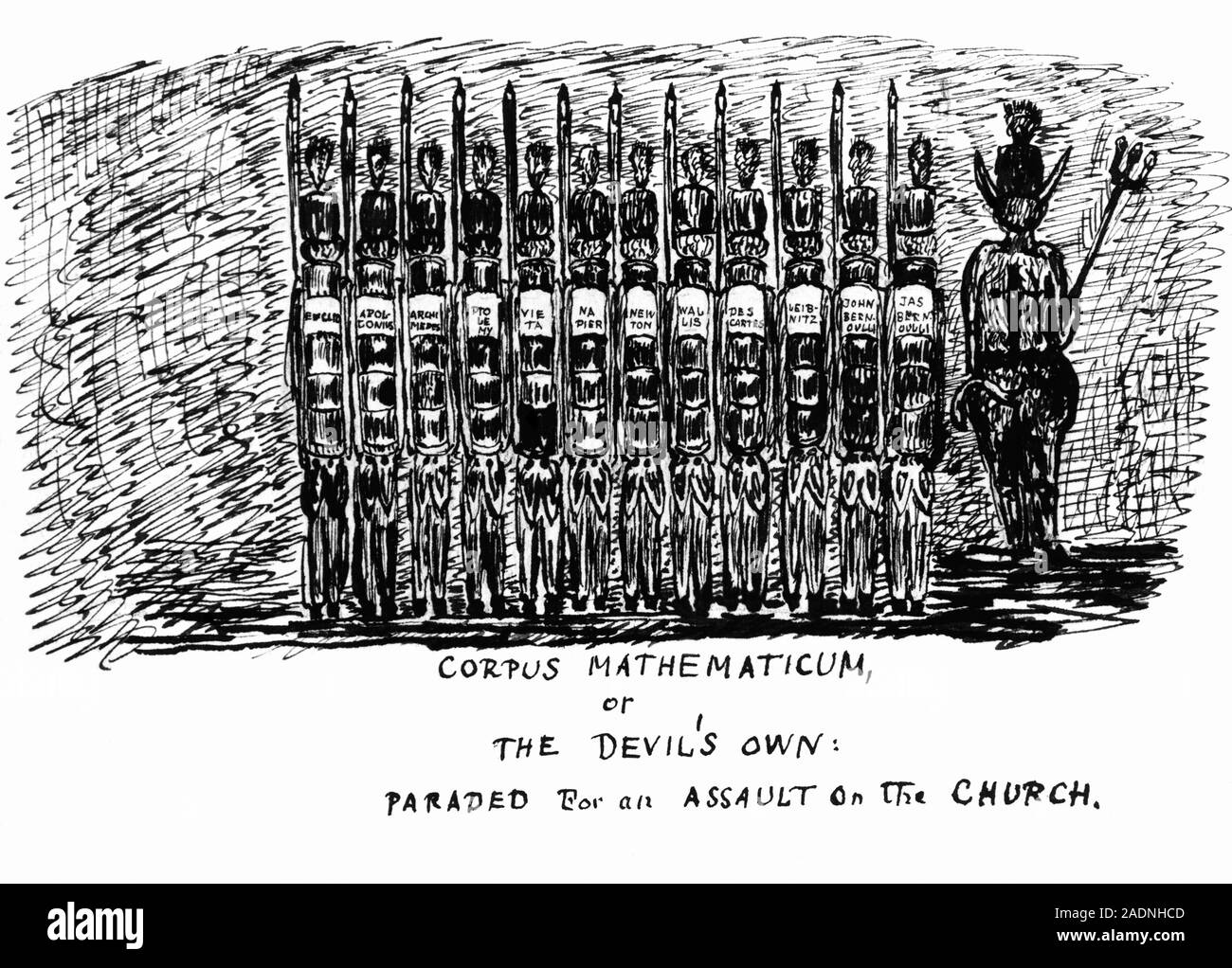 Artwork of mathematicians in history. A cartoon depicting famous ...