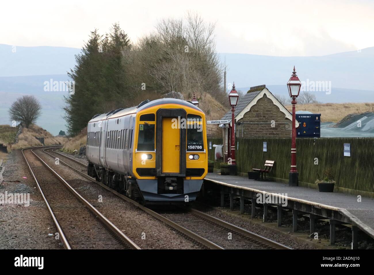 Northern express sprinter dmu train on Settle to Carlisle railway on ...