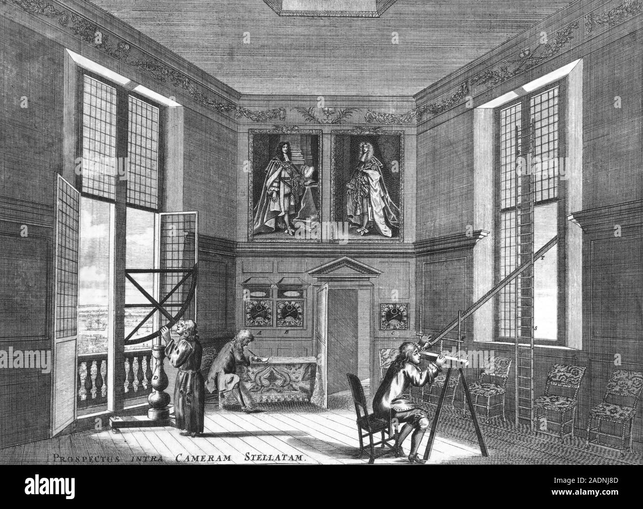Octagon Room, Greenwich. This room, at the Royal Observatory, Greenwich ...