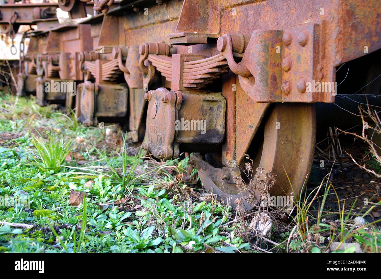 Rusty old rail tracks hi-res stock photography and images - Alamy