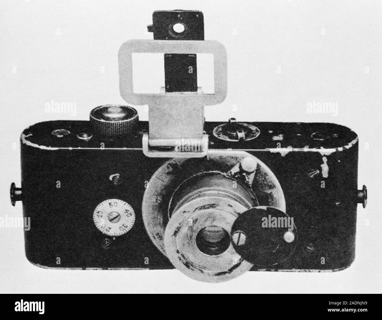 Early 35mm camera. This camera was developed in 1913 by Oskar Barnack ...