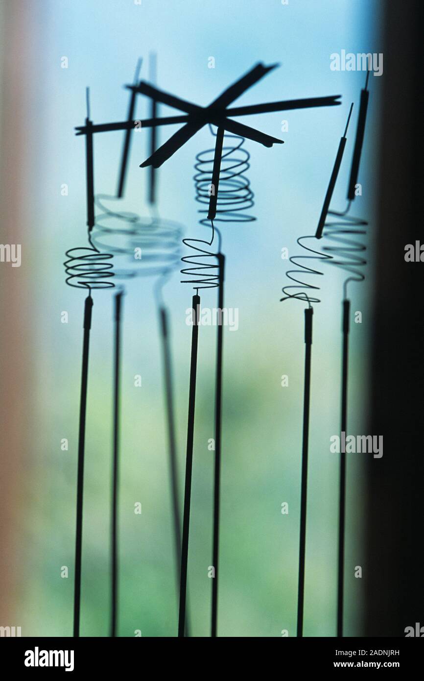 Early seismometer. This is the upper part of the device, which was used ...