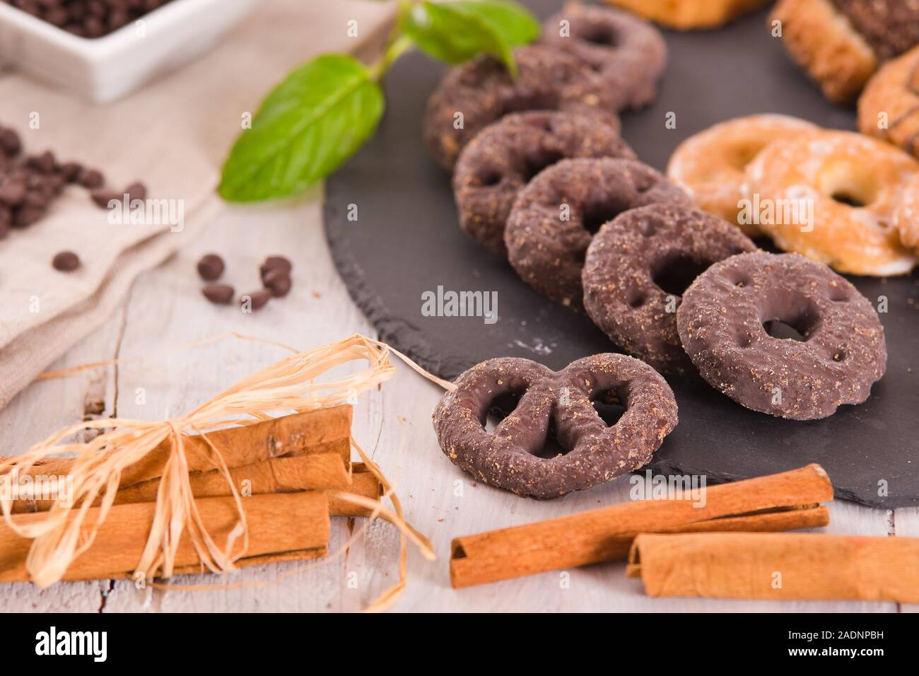 Shortcrust pastry biscuits Stock Photo - Alamy