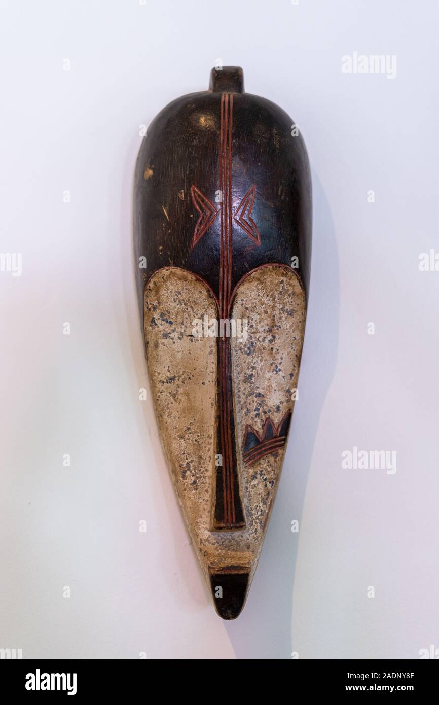 African masks worn during tribal celebrations Stock Photo - Alamy