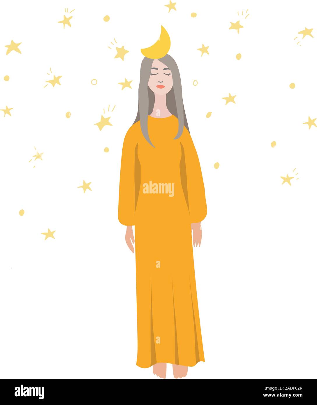 Curly hair stands Stock Vector Images - Alamy