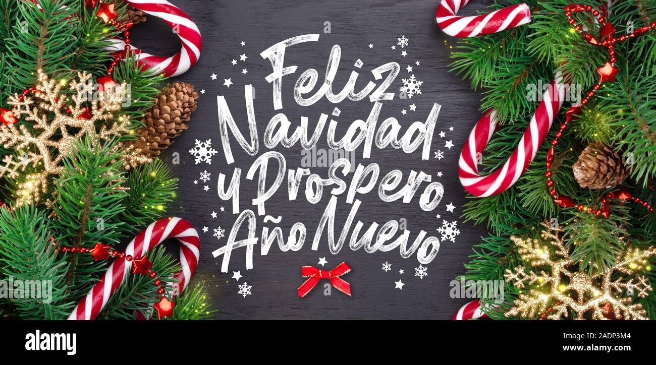 Feliz año nuevo spanish hi-res stock photography and images - Alamy