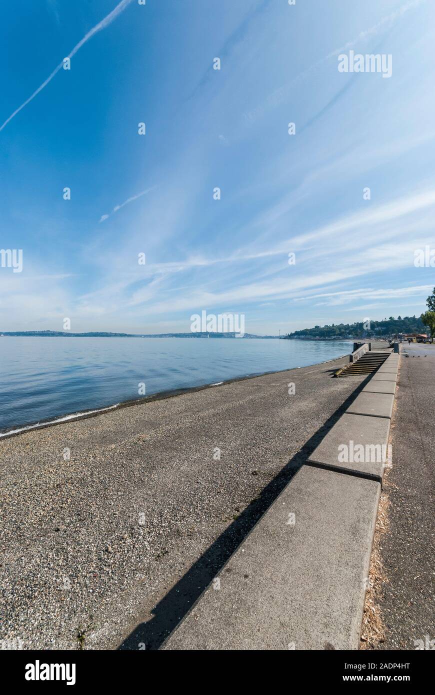 Alki beach stairs hi-res stock photography and images - Alamy