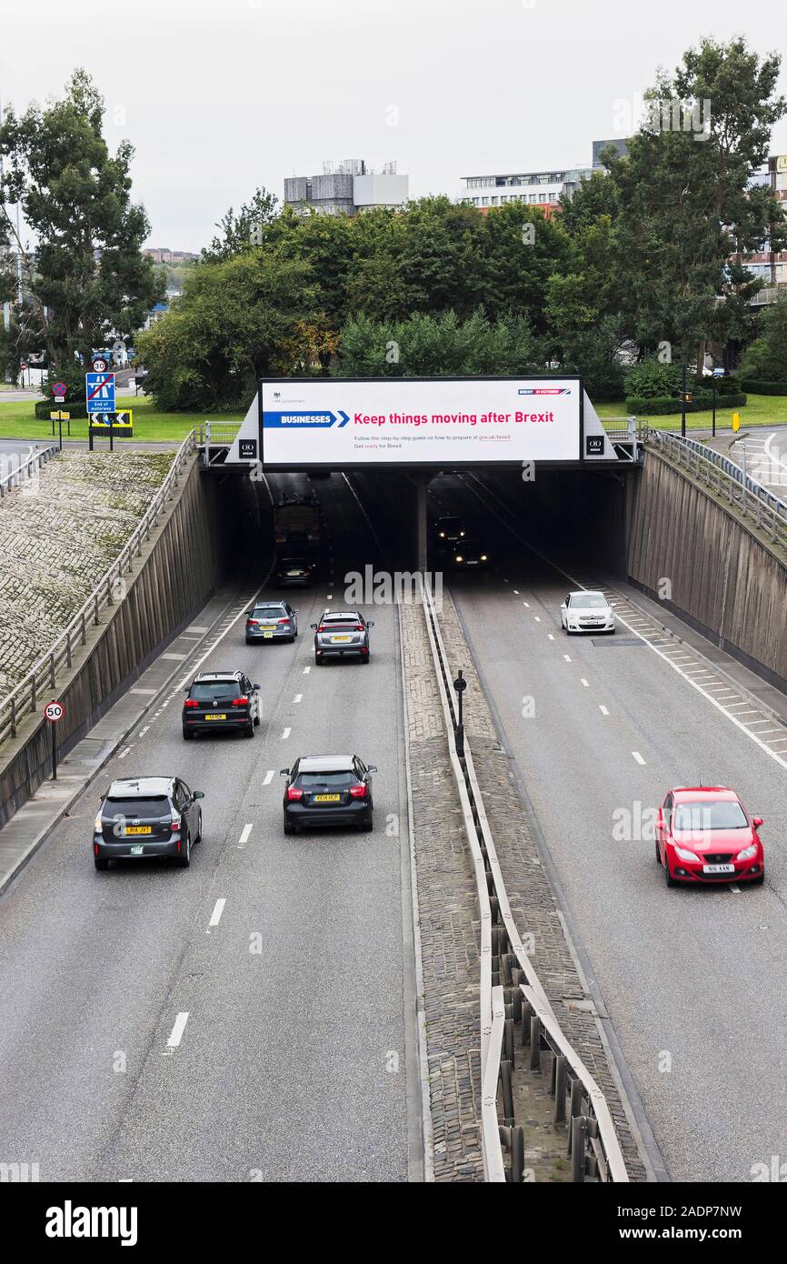 Newcastle road sign hi-res stock photography and images - Alamy
